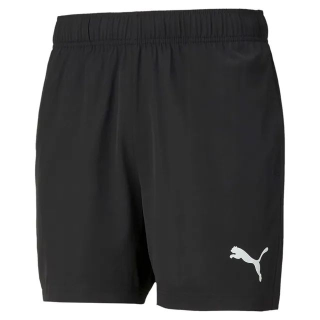 Puma Essentials Logo Woven Shorts 5 Mens - Black | 586728_01 | FOOTY.COM