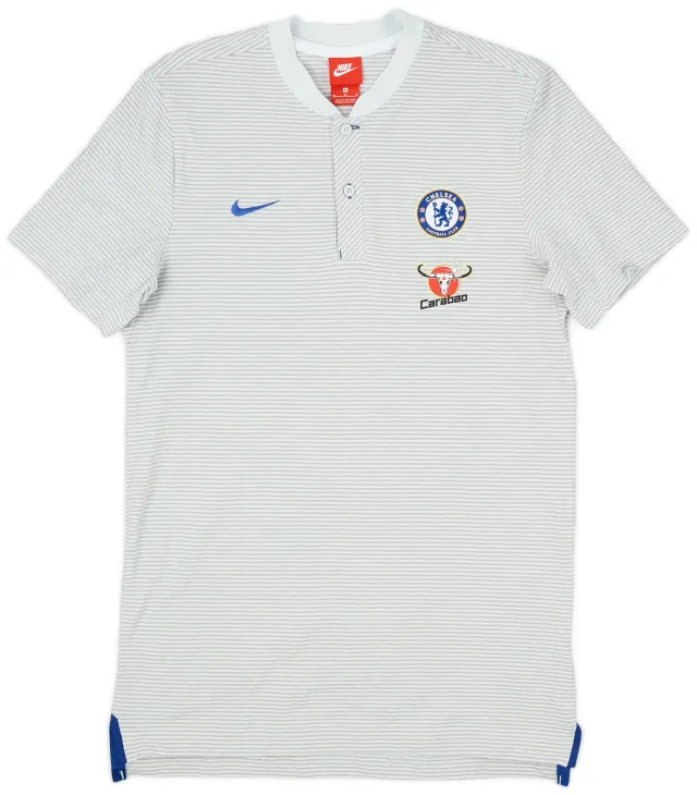 2017-18 Chelsea Nike Polo Shirt - 9/10 - (M) | CHETR1-744 | FOOTY.COM