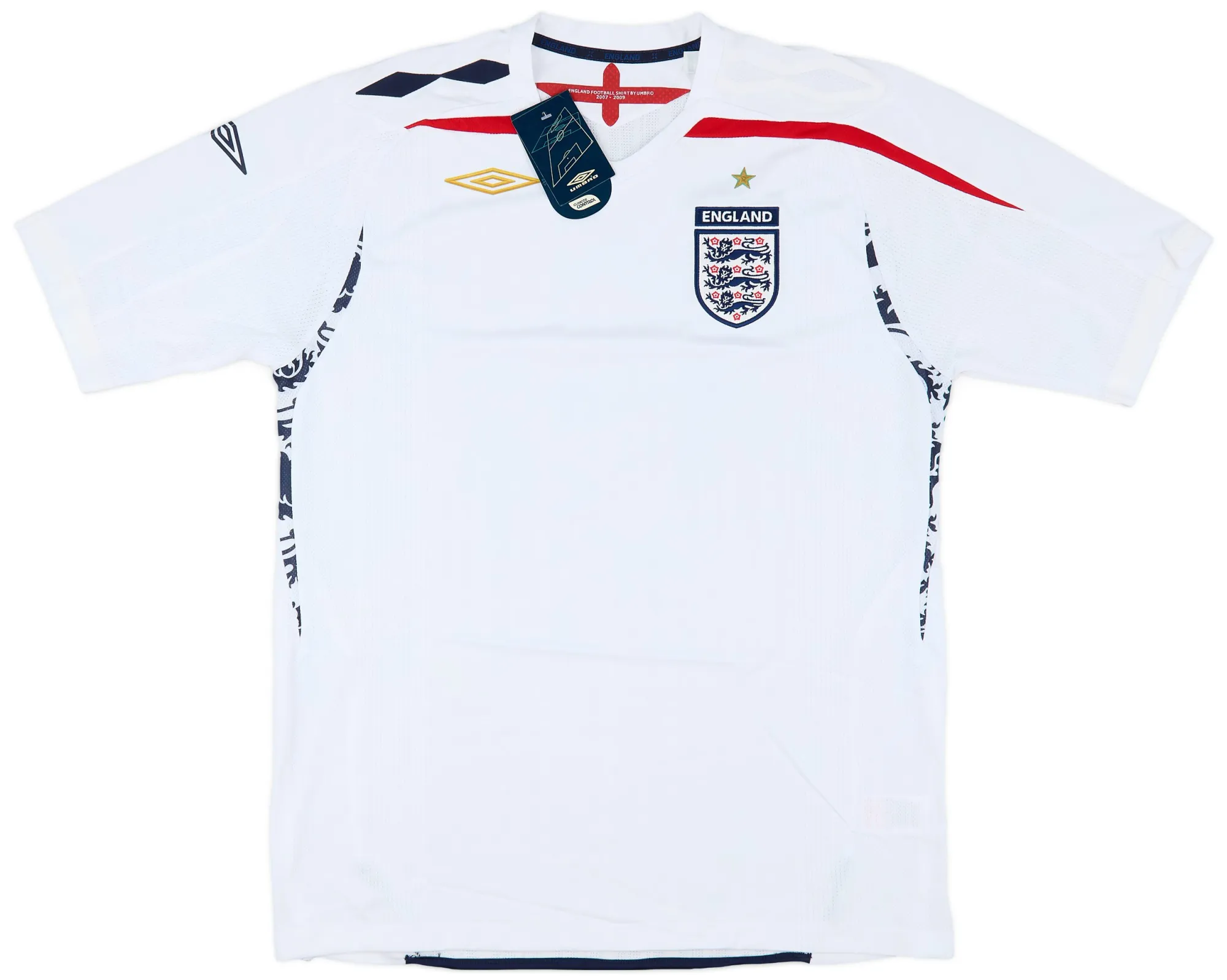 Umbro 2007-09 England Home Shirt (L) | ENGH07769-566 | FOOTY.COM