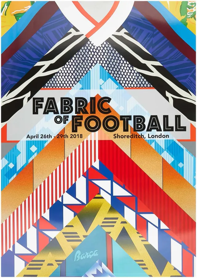 Classic Football Shirts Fabric of Football London Tour Poster (A1 ...