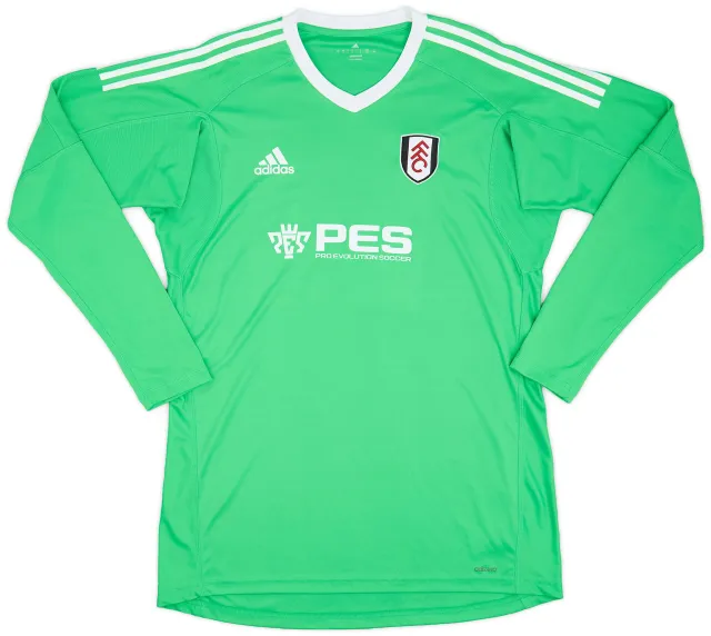 adidas 2017-18 Fulham Youth Player Issue GK Shirt #13 - 7/10 - (L ...