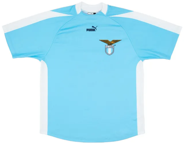 Puma 2003-04 Lazio 'Signed' Basic Home Shirt - 7/10 - (L ...