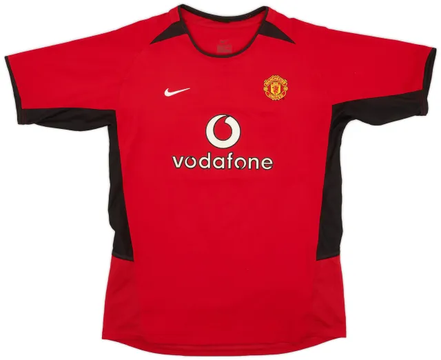 Nike 2002-04 Manchester United Home Shirt - 8/10 - (XL.Boys) | MUNH02 ...