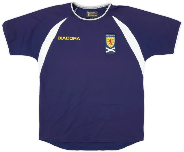 Diadora 2003-05 Scotland Home Shirt - 8/10 - (L.Boys) | SCOH03832980 ...