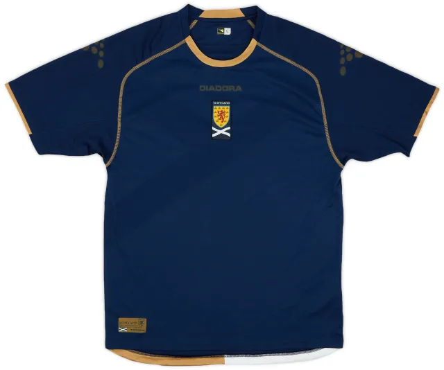 Diadora 2007-08 Scotland Home Shirt - 10/10 - (L) | SCOH06369694 used ...