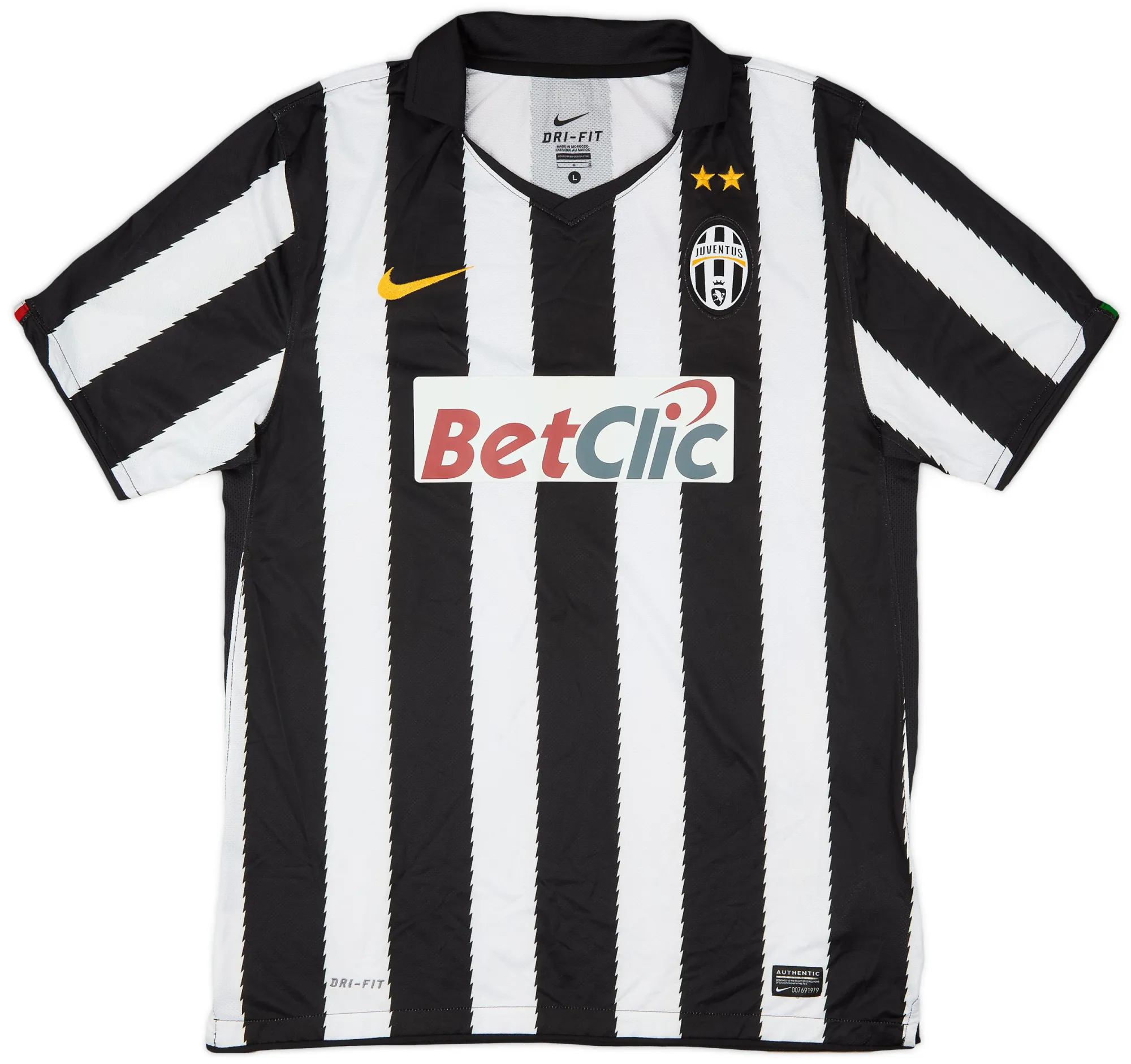 Nike 2010-11 Juventus Home Shirt - 8/10 - (L) | JUVH10-787 | FOOTY.COM
