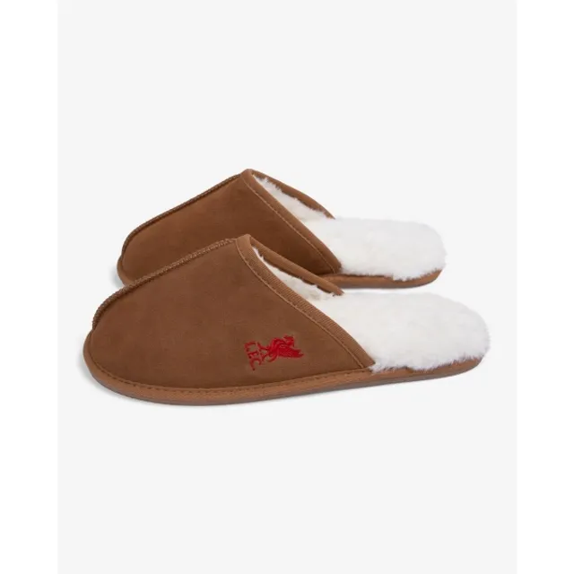 Liverpool FC LFC Mens Suede Mule Slippers | 70700 | FOOTY.COM