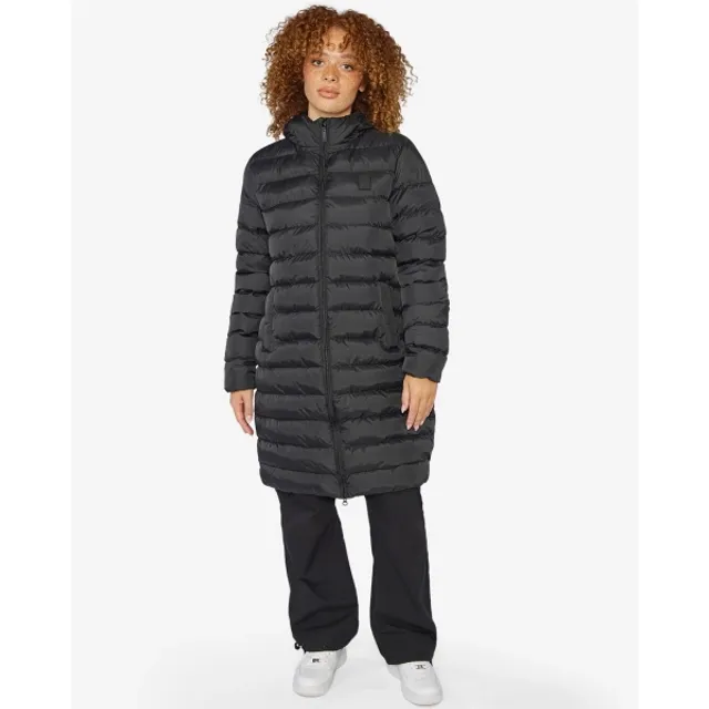 Liverpool FC LFC Womens Long Puffa Jacket | 70466 | FOOTY.COM