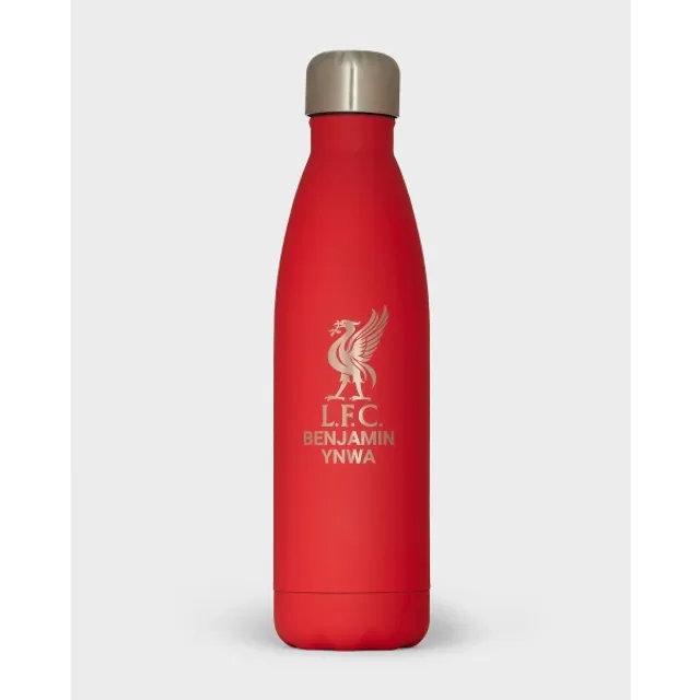 Liverpool FC LFC Liverbird Personalised Red Stainless Steel Water ...