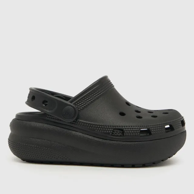 Crocs black cutie crush clog Girls Junior sandals | 207708-001 | FOOTY.COM