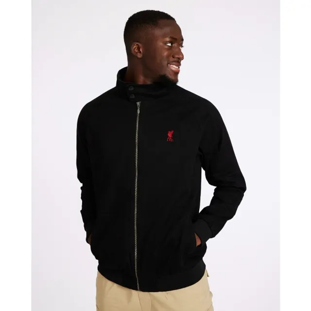 Liverpool FC LFC Black Harrington Jacket | 70450 | FOOTY.COM