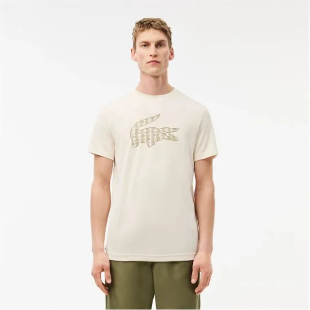 Lacoste Big Croc Logo - White | TH2623-XFJ | FOOTY.COM