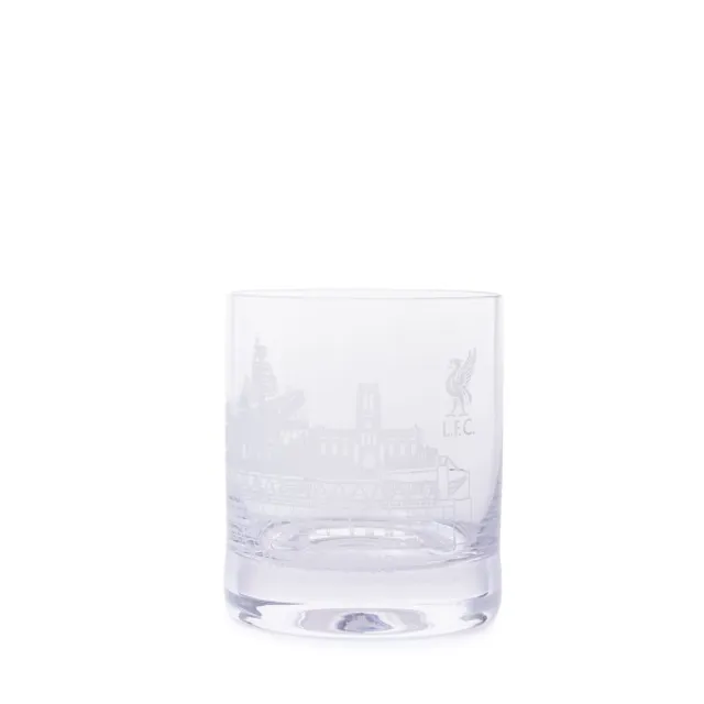 Liverpool FC LFC Single Skyline Whisky Glass | 76595 | FOOTY.COM
