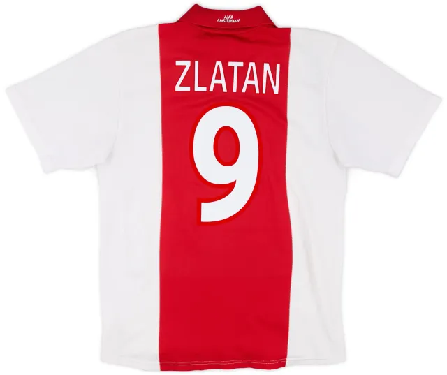 adidas 2001-02 Ajax Home Shirt Zlatan #9 - 8/10 - (M) | AJXH01492946 ...