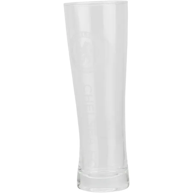Chelsea Wordmark Slim Pint Glass | 11972944 | FOOTY.COM