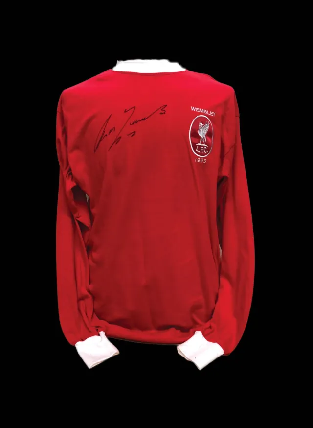 All Star Ron Yeats Signed Liverpool 1965 FA Cup Final shirt - Framed ...