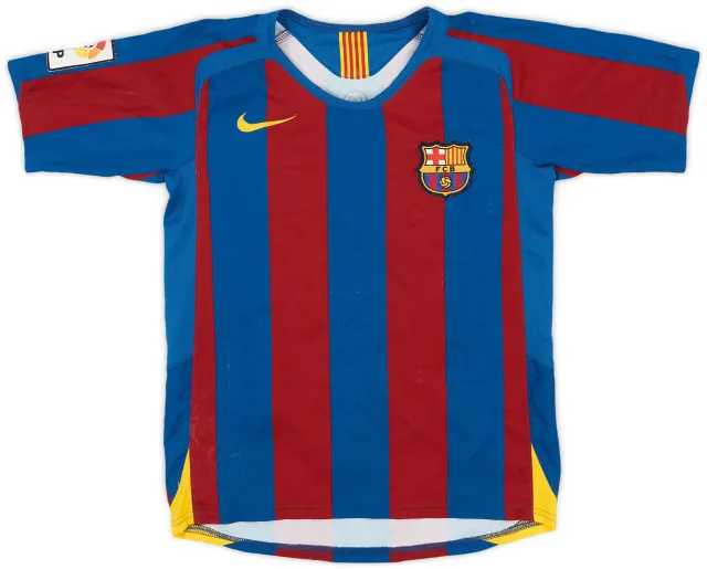Nike 2005-06 Barcelona Home Shirt - 7/10 - (S.Boys) | BARH05-614 ...