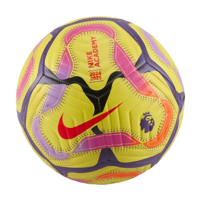 Nike Premier League 24/25 Academy Football in Yellow/Purple | FZ2976 ...