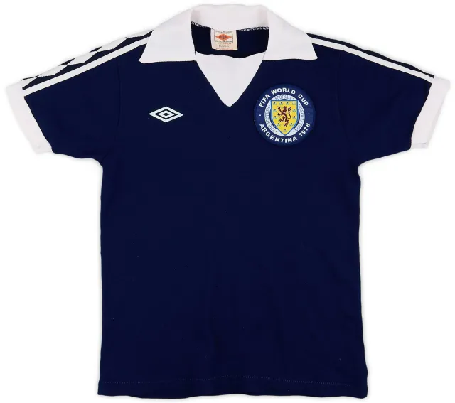 Umbro 1976-79 Scotland 'World Cup 1978' Home Shirt - 8/10 - (S ...