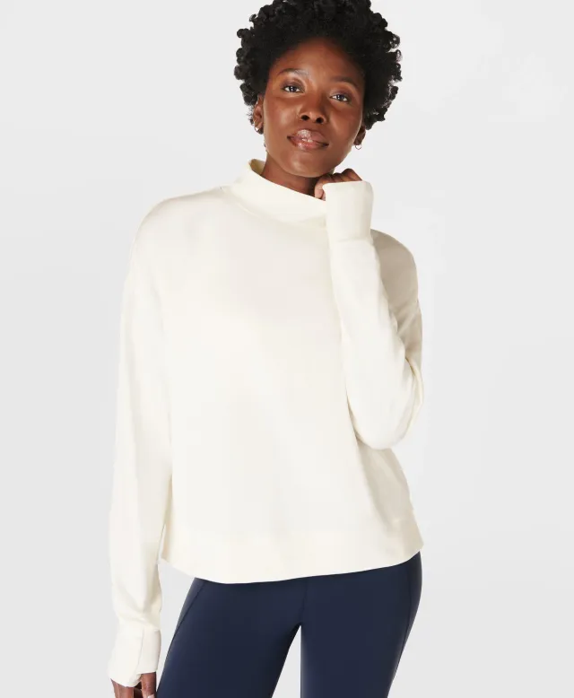 Sweaty Betty After Class Funnel Neck Sweatshirt | 5059121924936 | FOOTY.COM