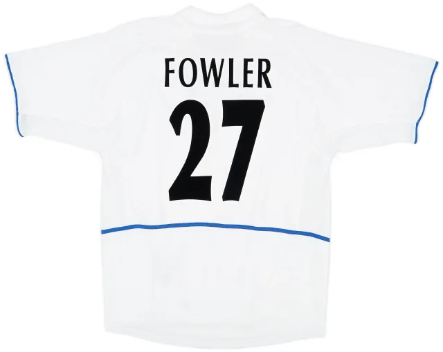 Nike 2002-03 Leeds United Home Shirt Fowler #27 - 8/10 - (L) | LEEH02 ...