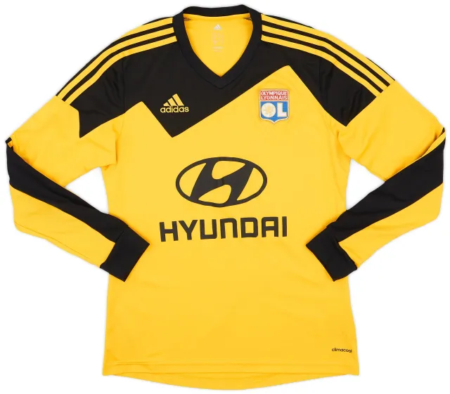 adidas 2012-14 Lyon GK Shirt - 3/10 - (S) | LYNG13070670 used | FOOTY.COM
