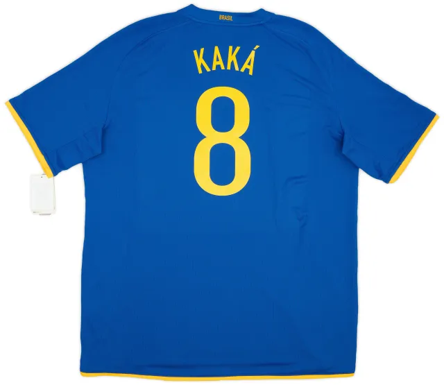 Nike 2008-10 Brazil Away Shirt Kaka #8 (XXL) | BRAA08-849 | FOOTY.COM