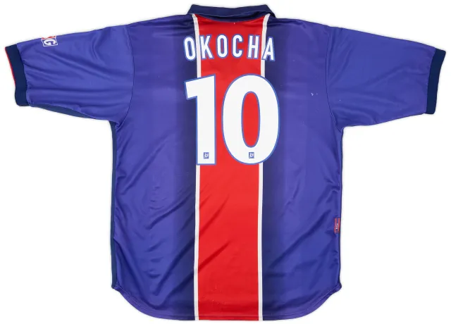 Nike 1998-99 Paris Saint-Germain Home Shirt Okocha #10 - 5/10 - (XL ...