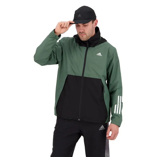 adidas Mens 3 Stripes Rain RDY Jacket | HG8769 | FOOTY.COM