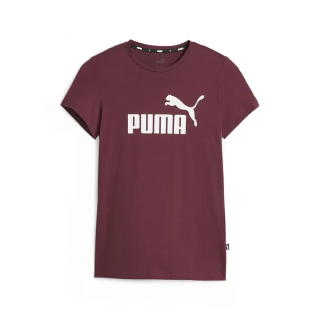 Puma ESS LOGO TEE (S) women's T shirt in Purple | 586775_30 | FOOTY.COM