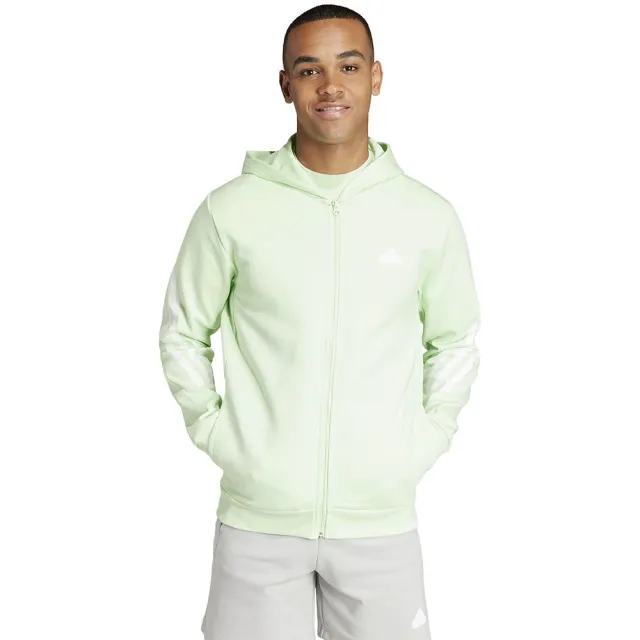 Adidas Future Icons 3 Stripes Full Zip Sweatshirt | IN3325 | FOOTY.COM