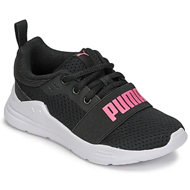 Puma PS PUMA WIRED RUN V boys's Children's Shoes (Trainers) in Black ...