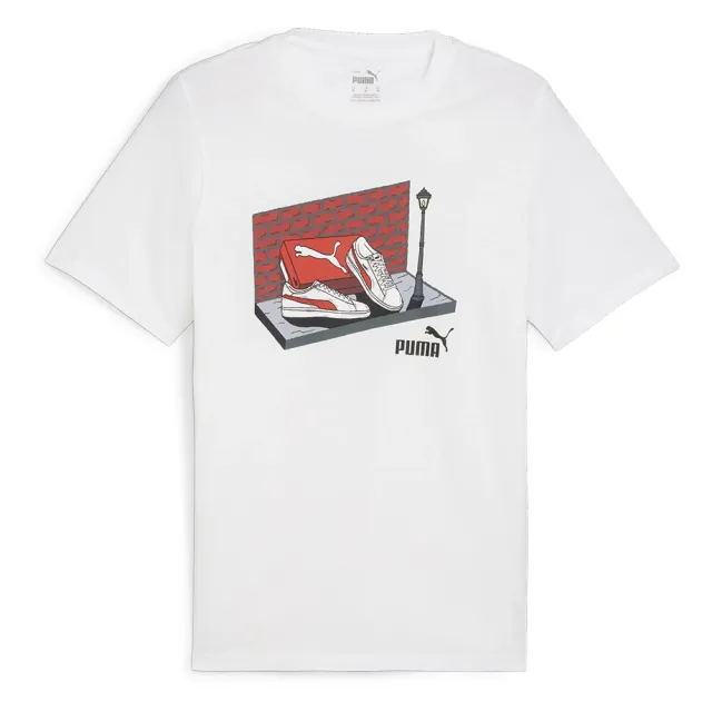 Puma Graphics Sneaker Box Short Sleeve T-shirt | 680175_02 | FOOTY.COM