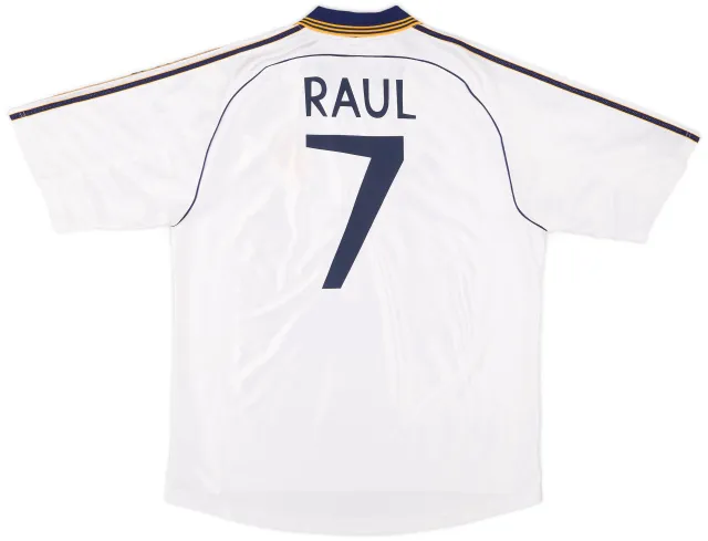 adidas 1998-00 Real Madrid Home Shirt Raul #7 - 6/10 - (XL ...