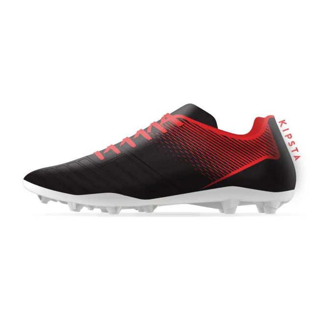 Kipsta Hard Ground Football Boots Agility 100 Fg - Black/Red | 8576149 ...