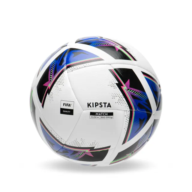 Kipsta Size 4 Fifa Quality Football Hybrid 2 Match Ball - White ...