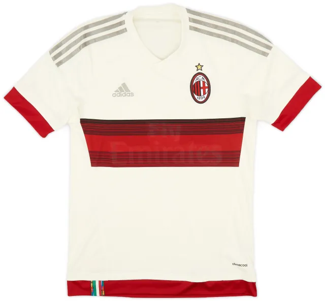 adidas 2015-16 AC Milan Away Shirt - 4/10 - (S) | ACMA15291510used ...