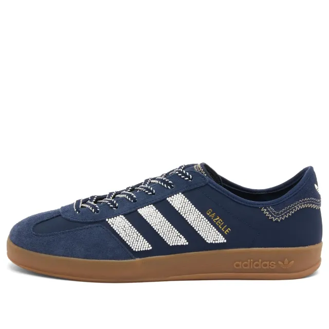 Adidas x CLOT By EC Gazelle Sneaker Navy/Off White/Gum | IH3725 | FOOTY.COM