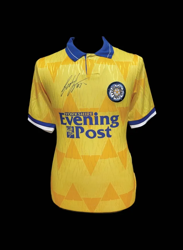 Gordon Strachan Signed Leeds United 1992 Away Shirt | Football ...