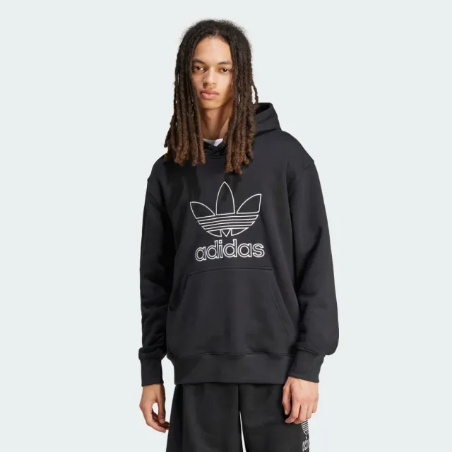 adidas Originals Men Adicolor Outline Trefoil Hoodie | JP1079 | FOOTY.COM