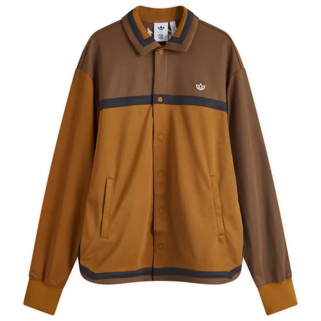 Adidas Men's x Clot Woven Jacket Bronze Strata | IY8664 | FOOTY.COM