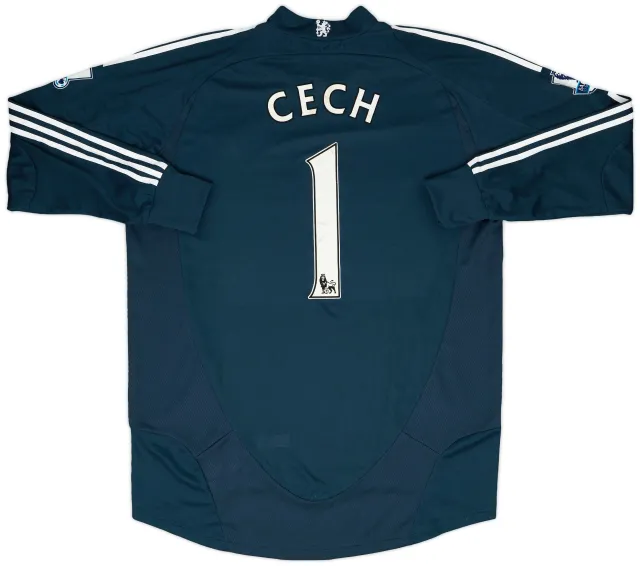 adidas 2008-09 Chelsea Player Issue GK Shirt Cech #1 - 8/10 - (XL ...