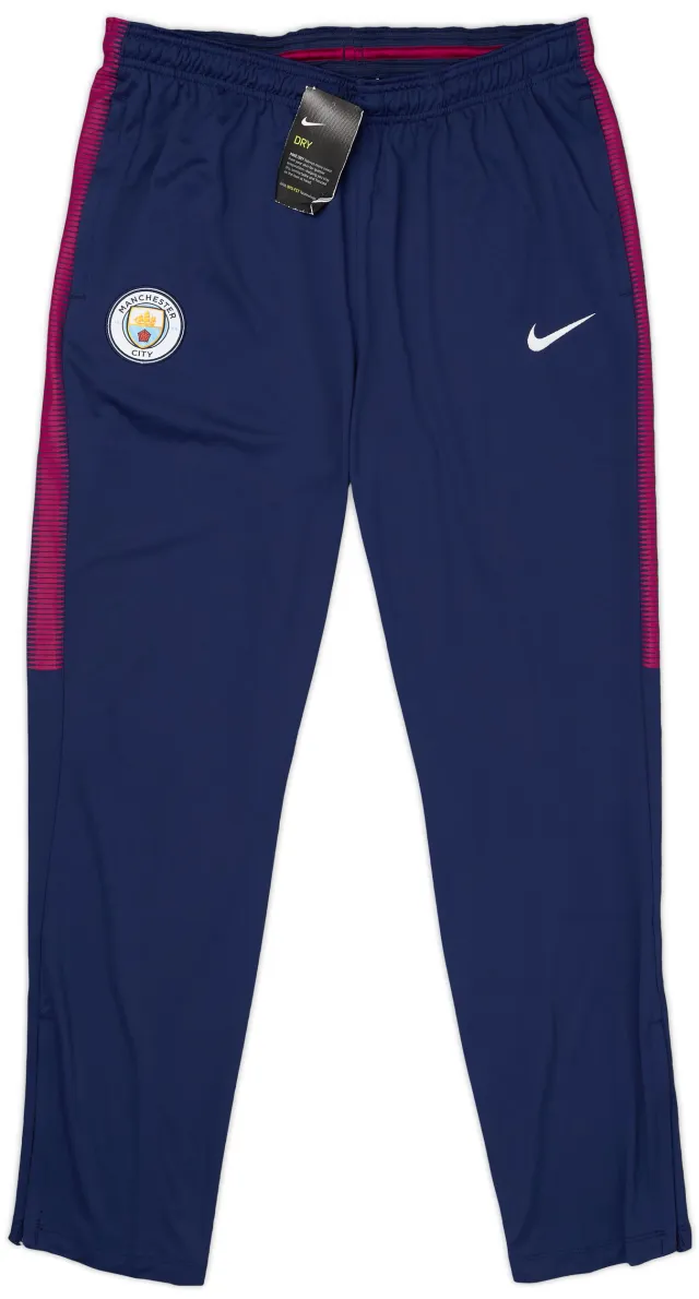 2017-18 Manchester City Nike Track Pants/Bottoms (L) | MCYTR1-707 ...