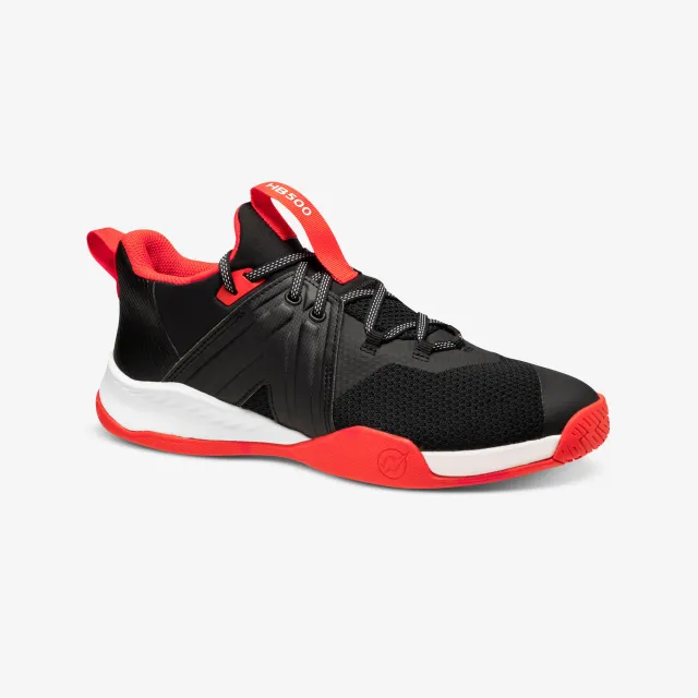 Kipsta Handball Shoes H500 Faster - Black/Red | 8669649 | FOOTY.COM