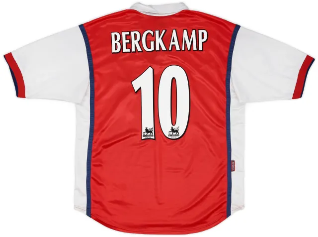 Nike 1998-99 Arsenal Home Shirt Bergkamp #10 - 6/10 - (L) | ARSH98-272 ...