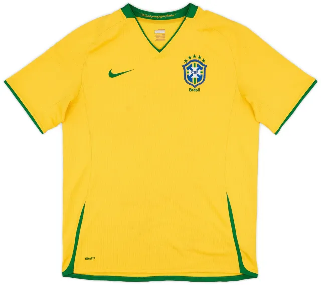Nike 2008-10 Brazil Home Shirt - 5/10 - (L) | BRAH08-956 | FOOTY.COM