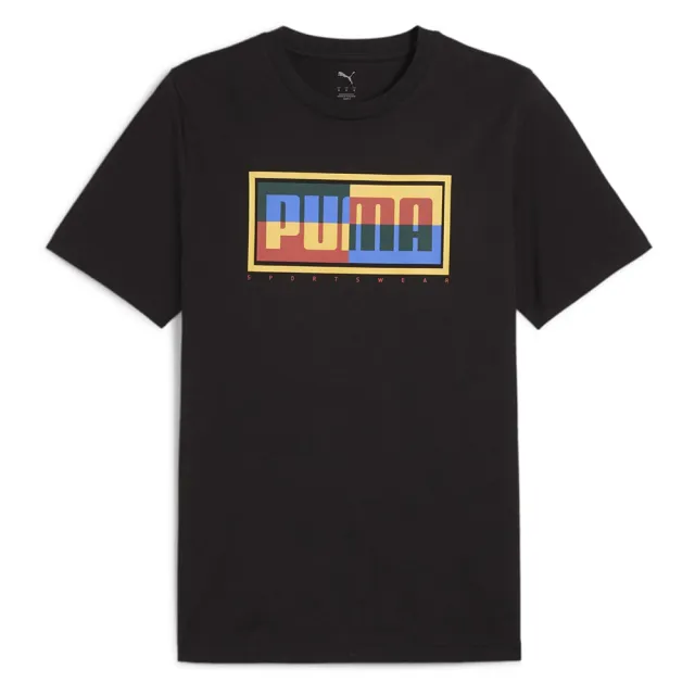 Puma Graphics Box Short Sleeve T-shirt | 684827_01 | FOOTY.COM