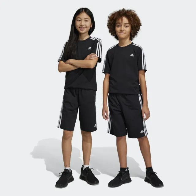 adidas Essentials 3-Stripes Knit Shorts | HY4714 | FOOTY.COM