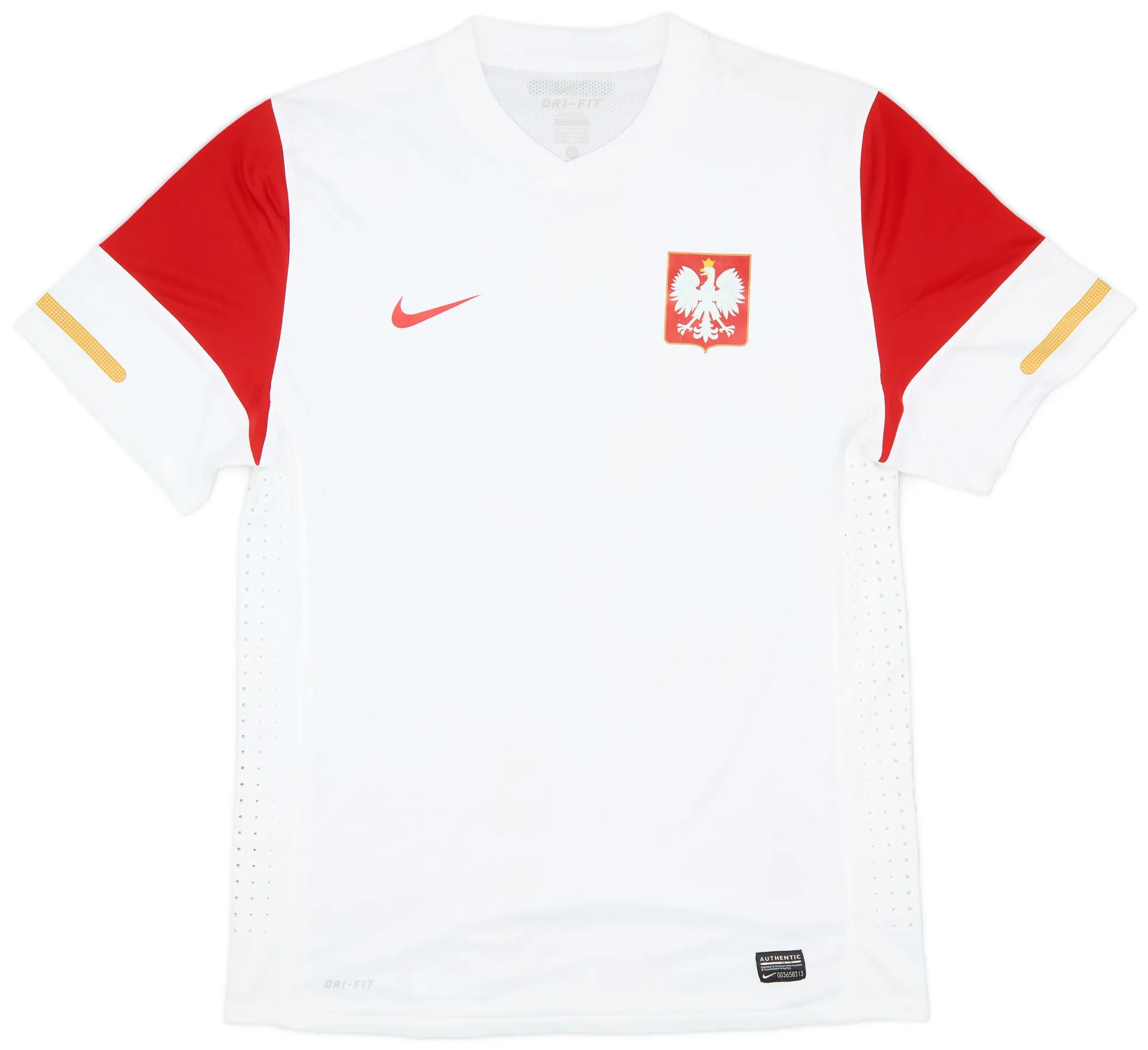 Nike 2010-12 Poland Player Issue Home Shirt Lewandowski #9 - 9/10 - (XL ...