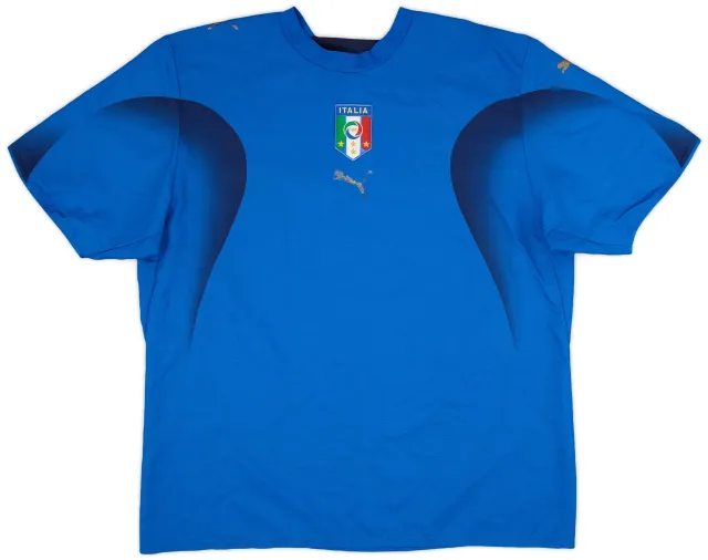 Puma 2006 Italy Home Shirt - 5/10 - (XL) | ITAH06272827used | FOOTY.COM
